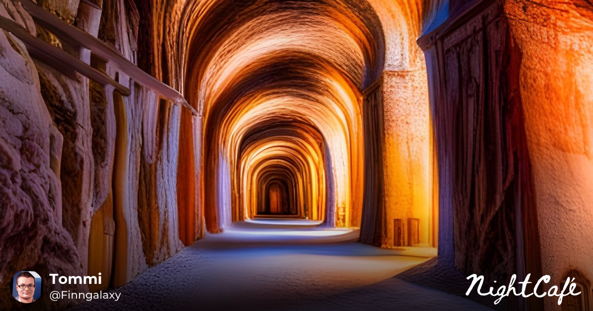 Underground salt mine - Hyperrealistic Salt Mine City in Po...