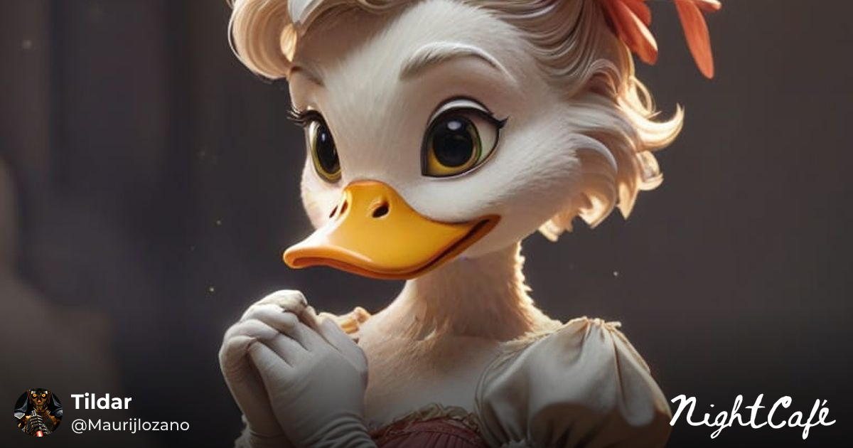 Dancing Duck Woman in Disney Style - AI Art