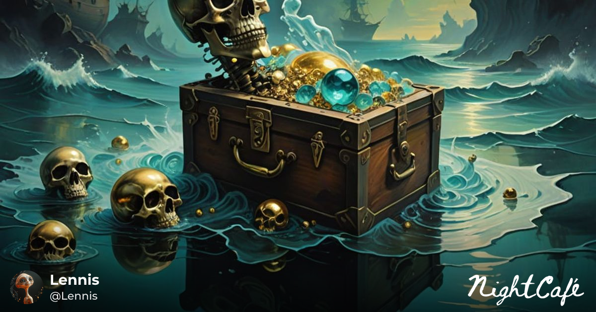 Ethereal Pirate Spirits Emerge from Hidden Grotto ... - AI Art