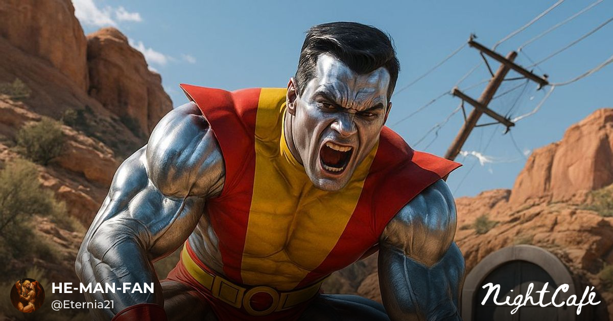 Colossus earthquake-punch - Metal Superhero Earthquake Punch...