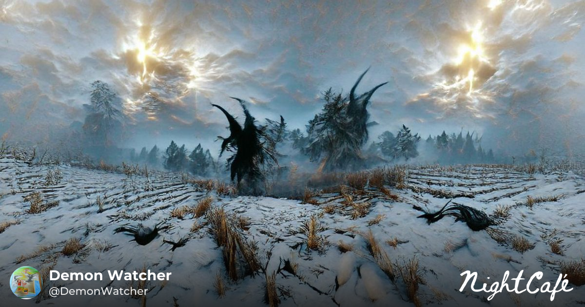 Winter demon spreads over the land - Winter Demon Spreads Ac...