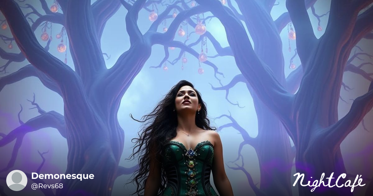 Ethereal Singer Performs on Mystical Stage - AI Art