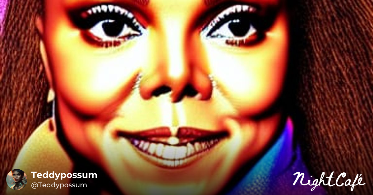 Janet Jackson - Wizardess Portrait in Photo Realistic Style