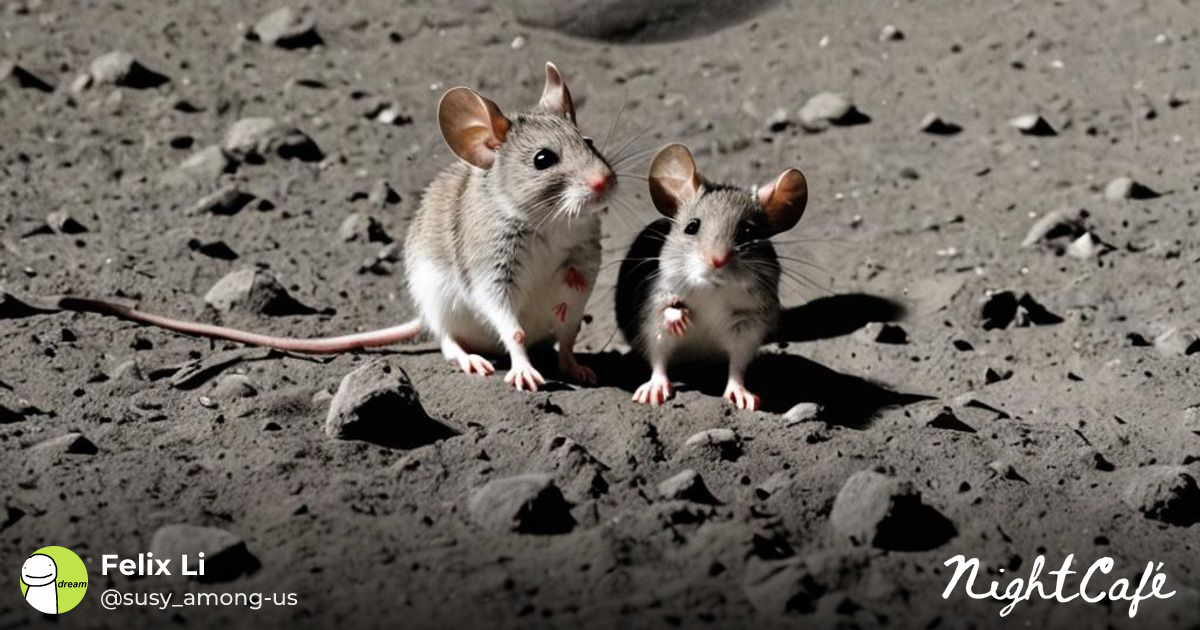 First Mice To The Moon. - Mice on the Moon: An AI-Generated ...