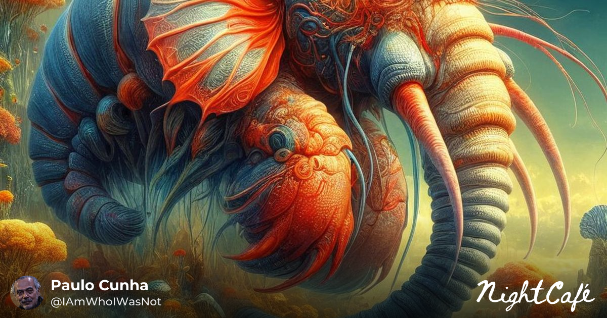 Jumbo Elephant Shrimp #2 - Fantastical Jumbo Elephant Shrimp...