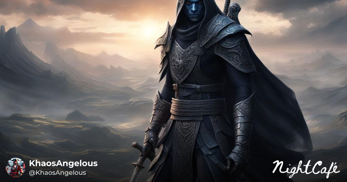 Dark Elf Swordsman Shinobi Fusion: Photorealistic ... - AI Art