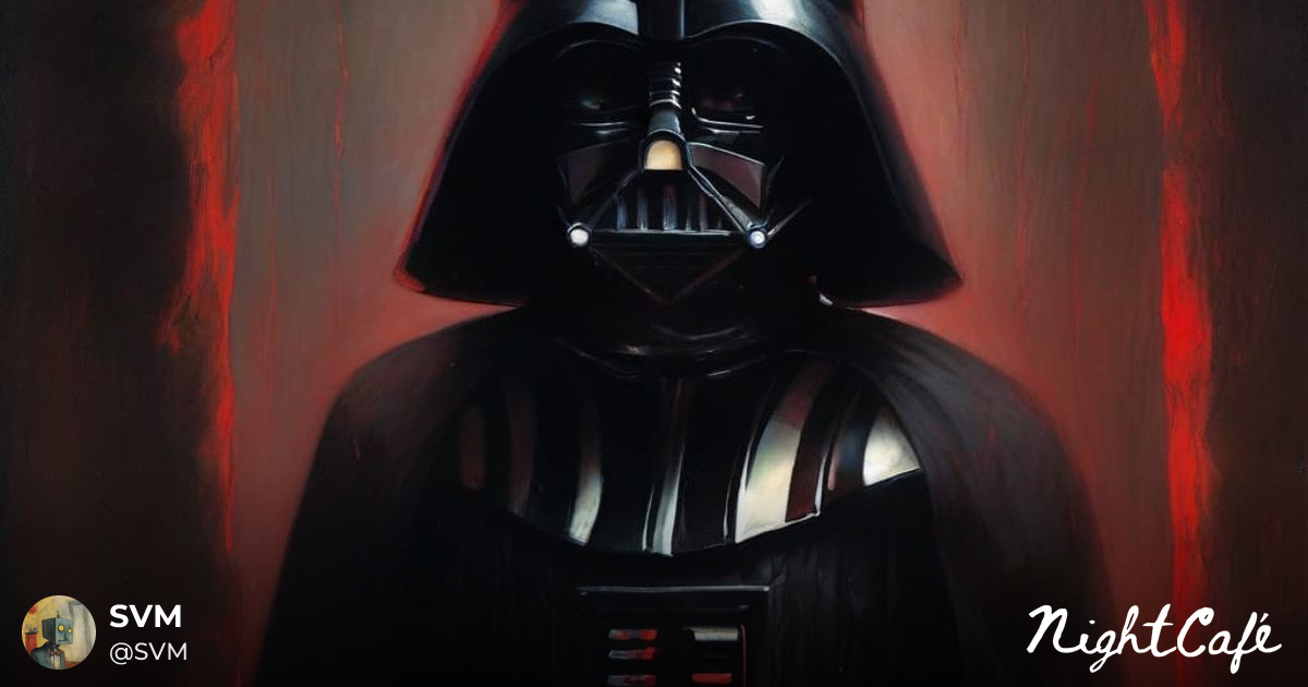 Darth Vader by Zdzislaw Beksinski - Ominous Darth Vader Port...