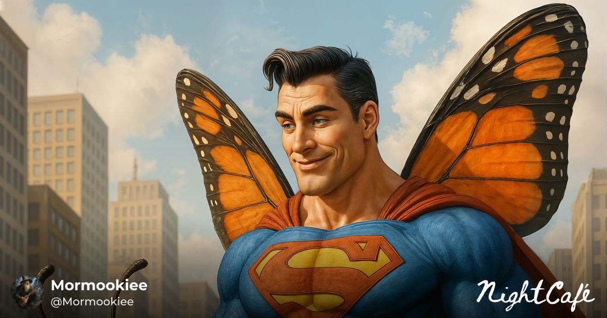 “Look, Superfly!” - Caterpillar Meets Butterfly Superhero in...