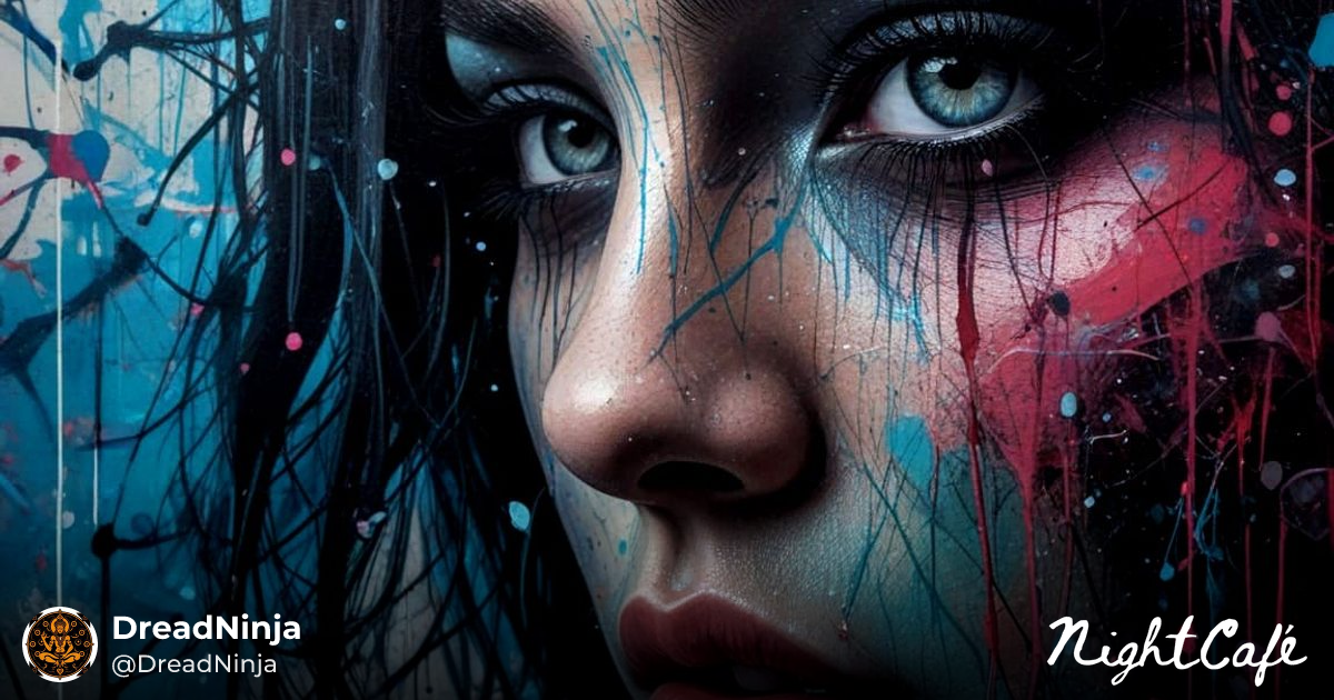 Graffiti Style Portrait - Stunning Graffiti Portrait in Vibr...