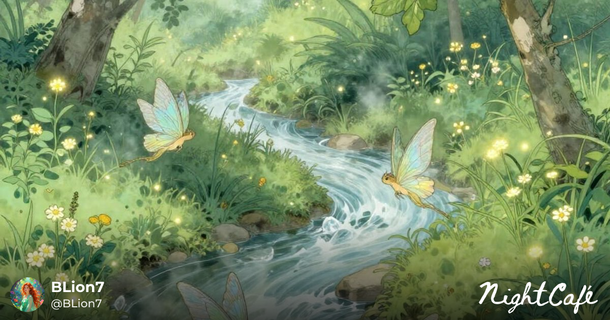 magic - Enchanting Sprites in Art Nouveau Style by Crystal S...