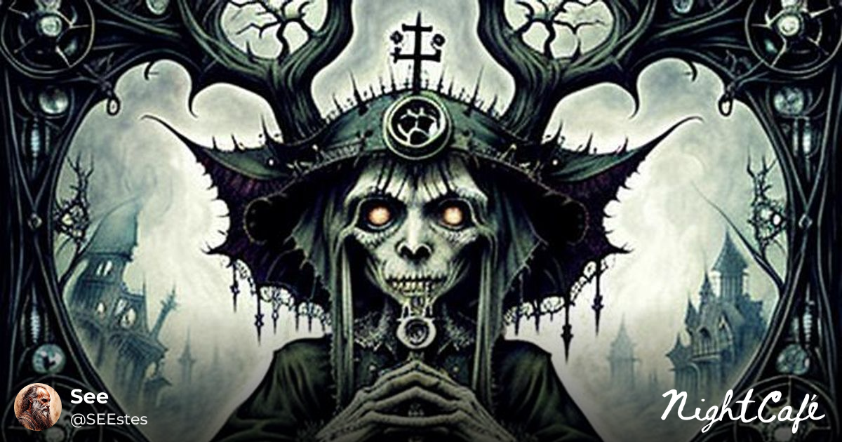Eldritch Gothic Specter: A Supernatural Masterpiec... - AI Art