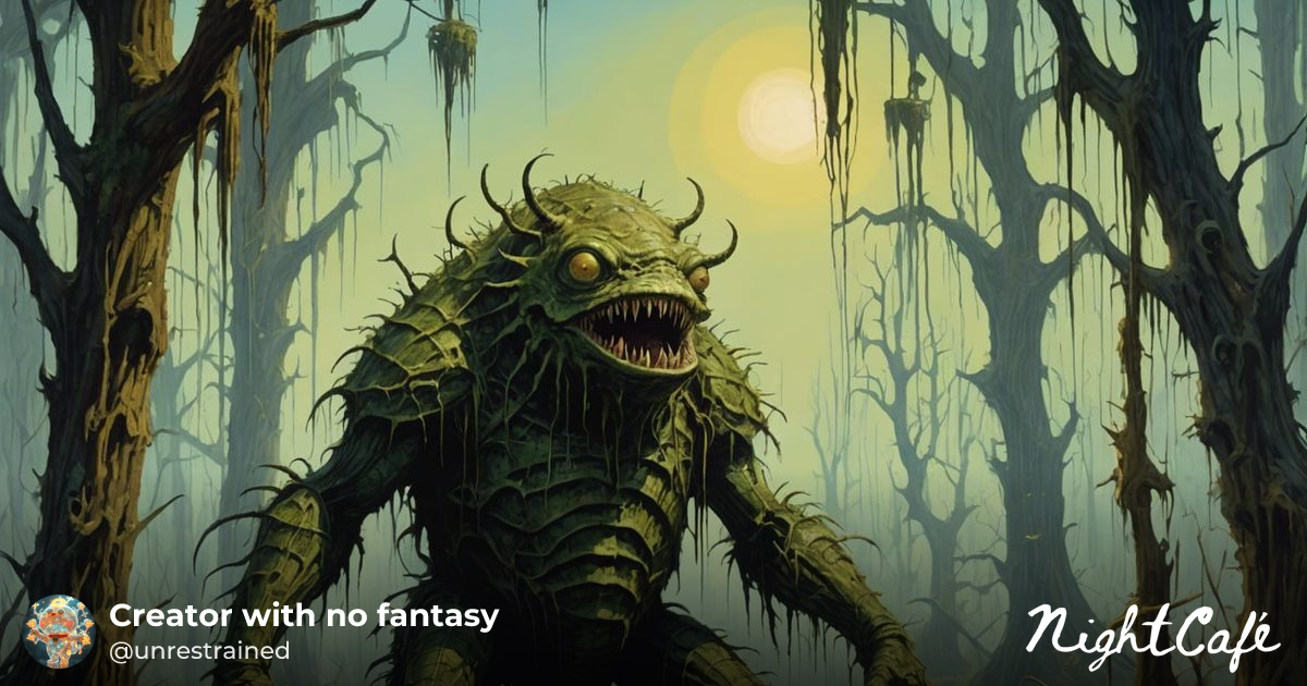 The Mite-Infested Swamp - Mite-Infested Swamp: Impressionist...