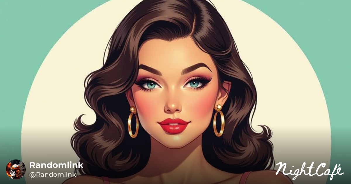 Retro Pin-Up Girls in Pastel Colors, Inspired by C... - AI Art