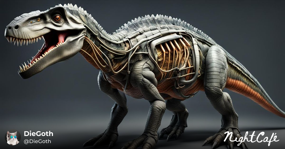 Dinobot - Ultra Realistic Mechanic Dinosaur with Integrated ...