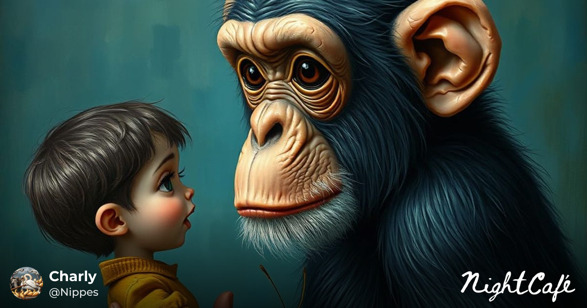 Surrealist Chibi Figure in Van Gogh Style with Dee... - AI Art