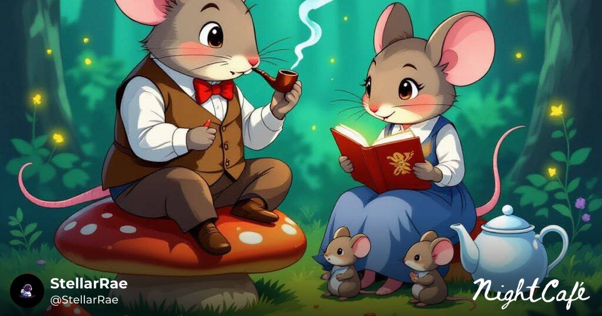 Storytime - Charming Mice Family Storytime in Anime Style
