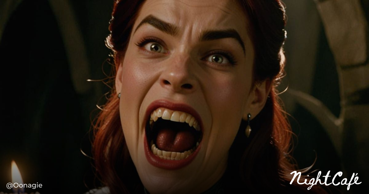 Ariel as Vampire: Disney Meets Dark Fantasy - AI Art