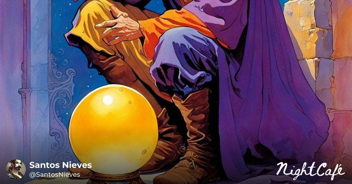 A Wizard Pondering His Orb