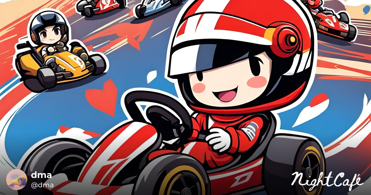 the racing team - Chibi Kart Driver in Joyful Racing Game