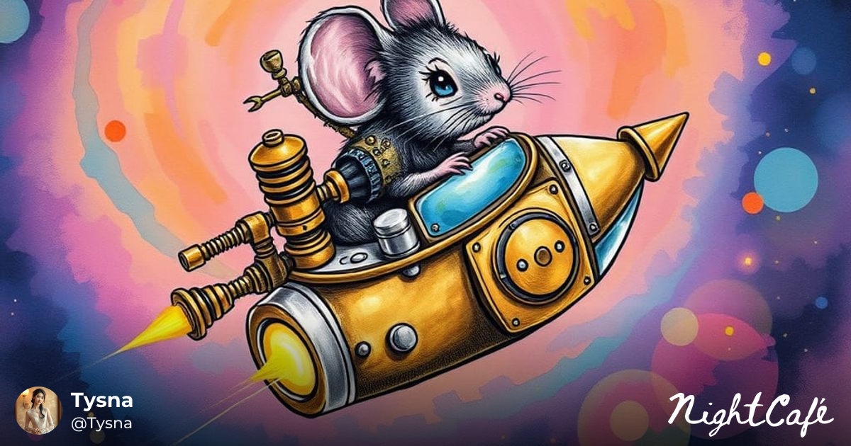 Mouse Pilot in Cosmic Ship 🚀🐭 - Mouse Pilot in Cosmic Ship...