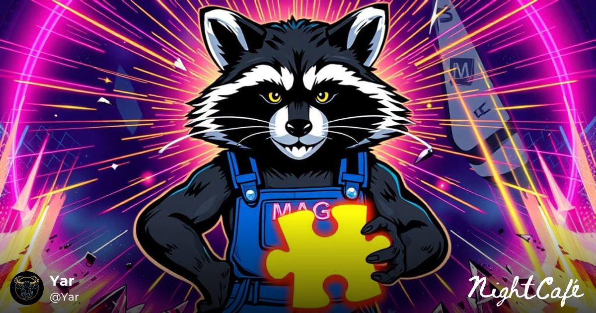 Energetic Superhero Trading Card Art in Neon Synth... - AI Art