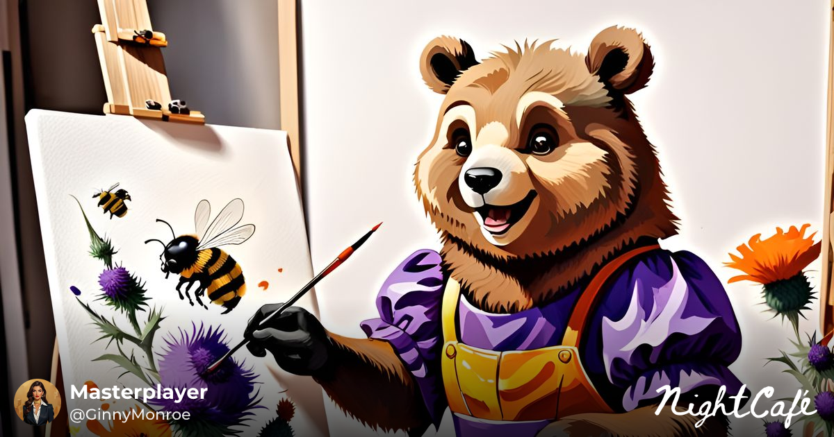 BunnyBear., AI Artist Homage #1, Masterplayer