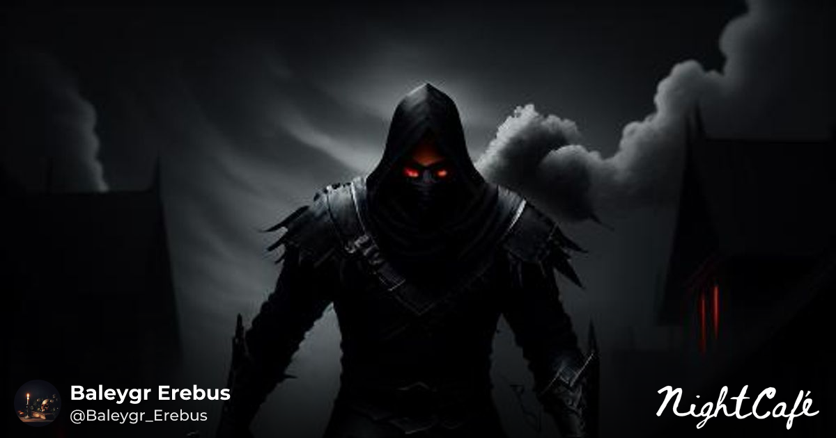 Báleygr Erebus - Shadow God Apparition in Dark Fantasy Style