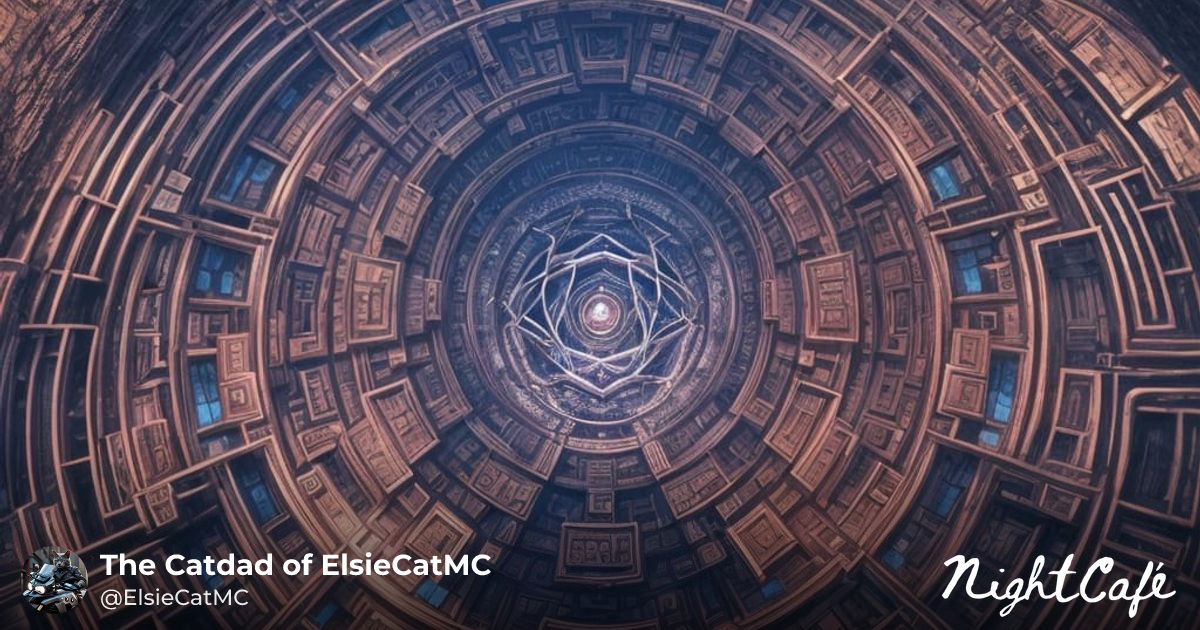 one - Meditation Labyrinth in Detailed Matte Painting Style