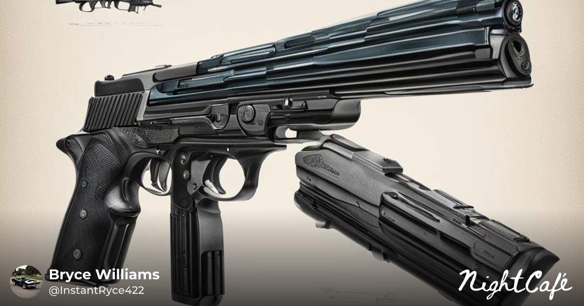 gun - Realistic Handgun Generated by AI