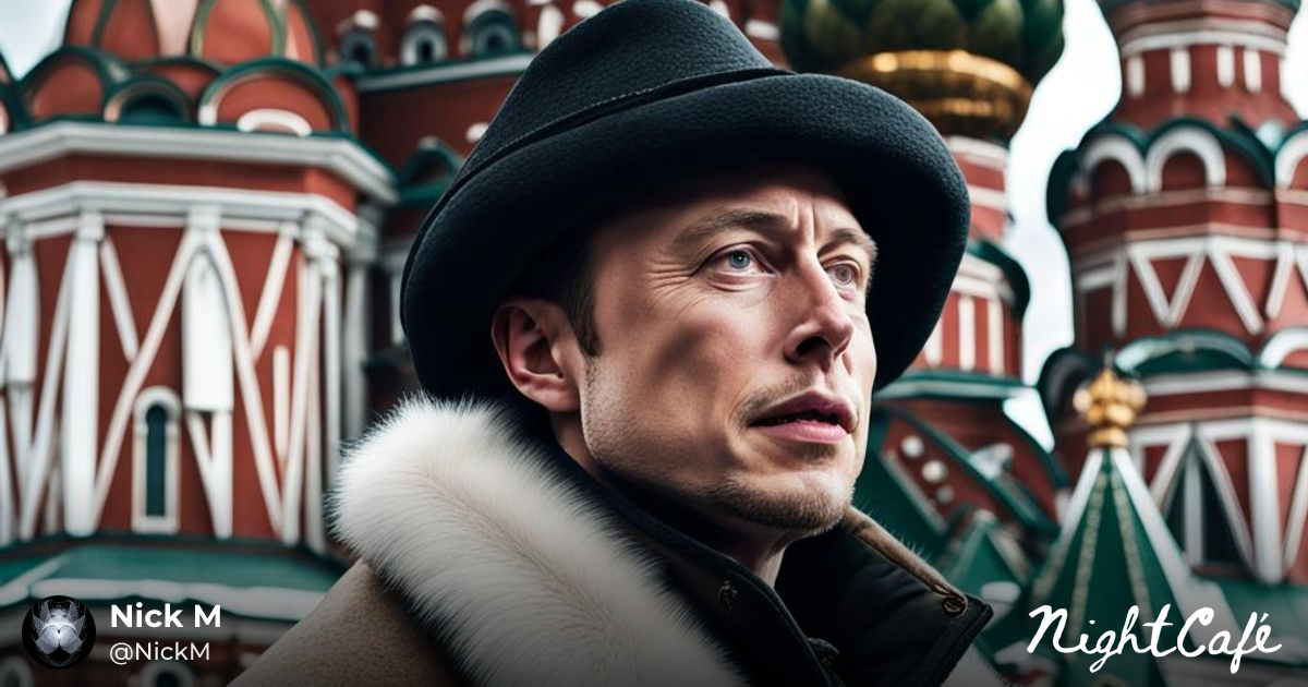 Elon the Muscovite - Elon Musk in Moscow: Photorealistic Pos...