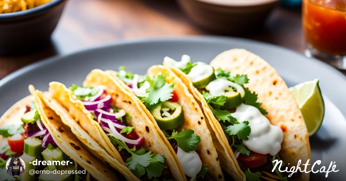 tacossss - Delicious Tacos in Restaurant: Professional Photo...