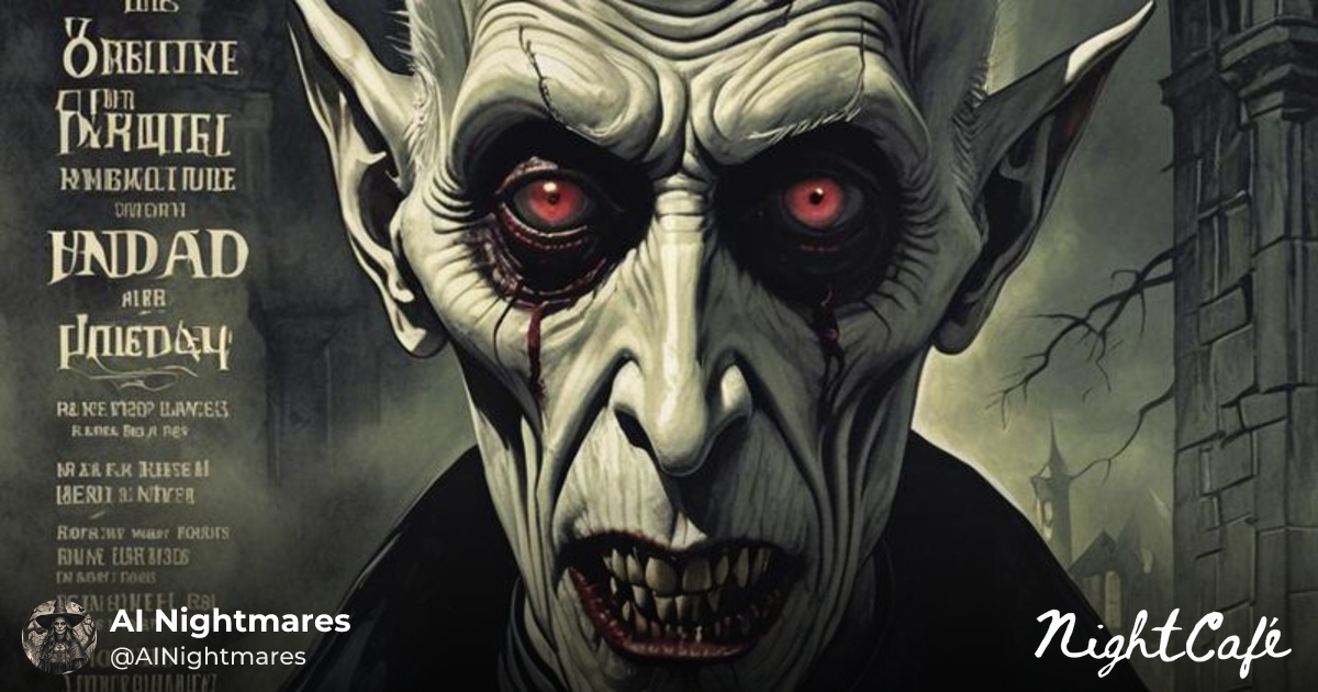 "the undead" nosferatu gothic vampire magazine cover