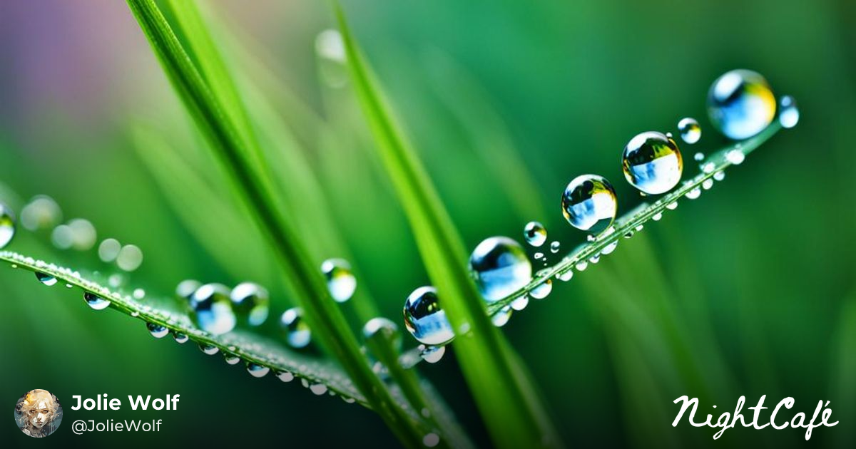 The dew, “Tis of the tears which stars weep, sweet with joy. ~ Philip ...