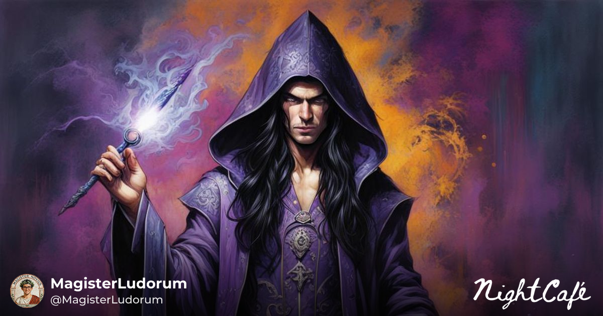 Magister Ludorum 231022C - Handsome Warlock in Graffiti Art ...