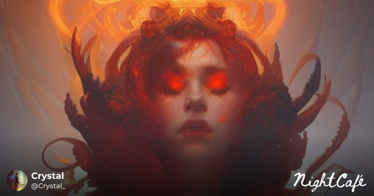 Goddess of Hell~ - Goddess of Hell Portrait in Hyperdetailed...