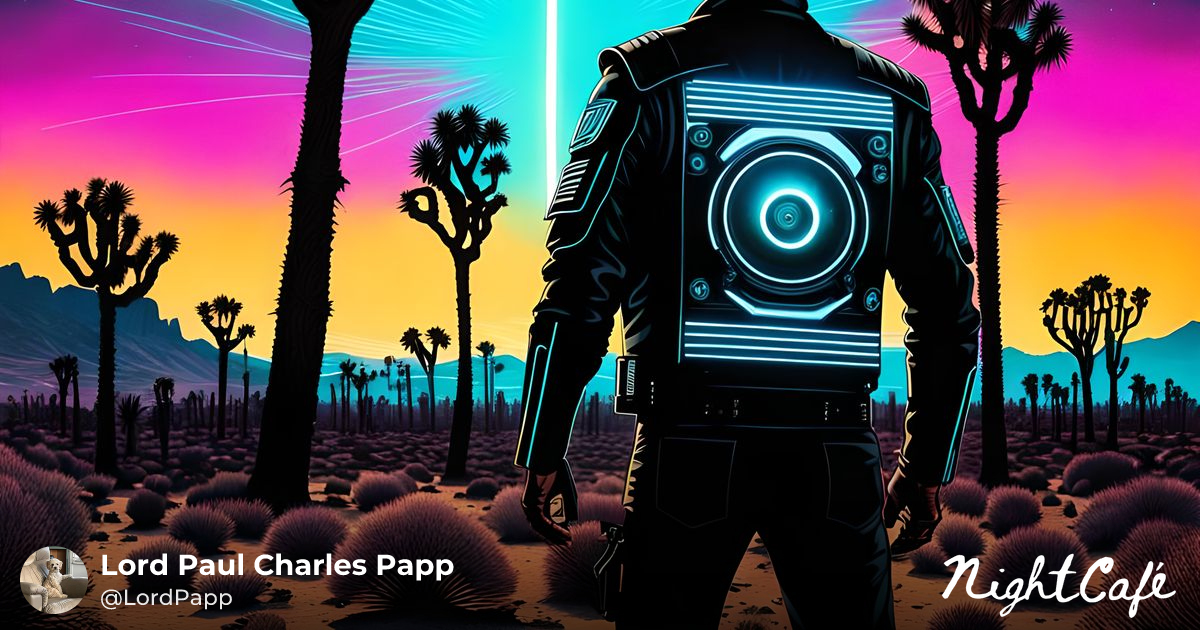 cyberpunk cowboy techno DJ 00002 - cyberpunk cowboy techno D...