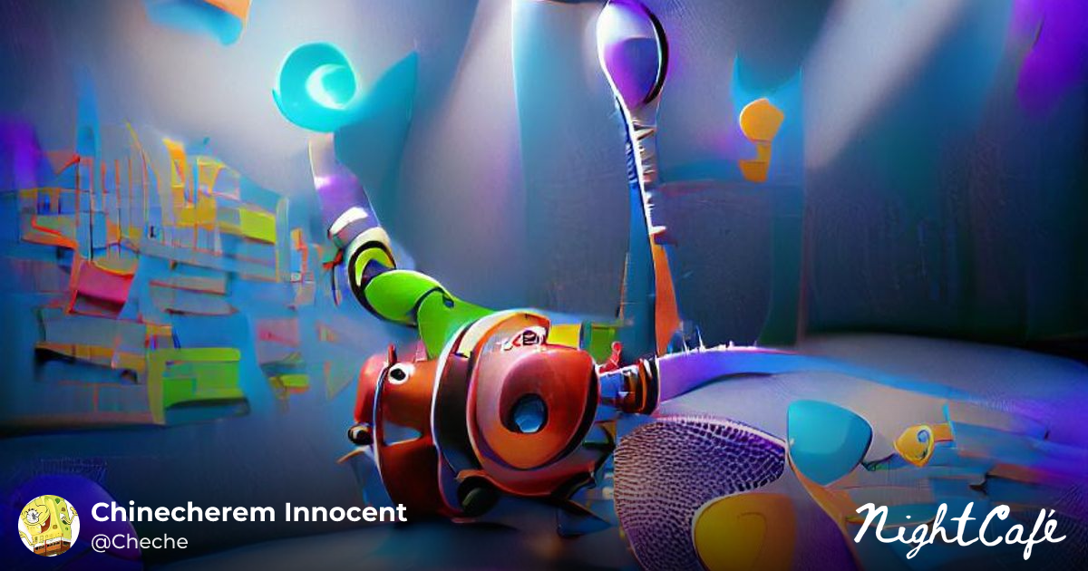 Pixar, . - Pixar Style 3D Digital Art with Radial Gradient