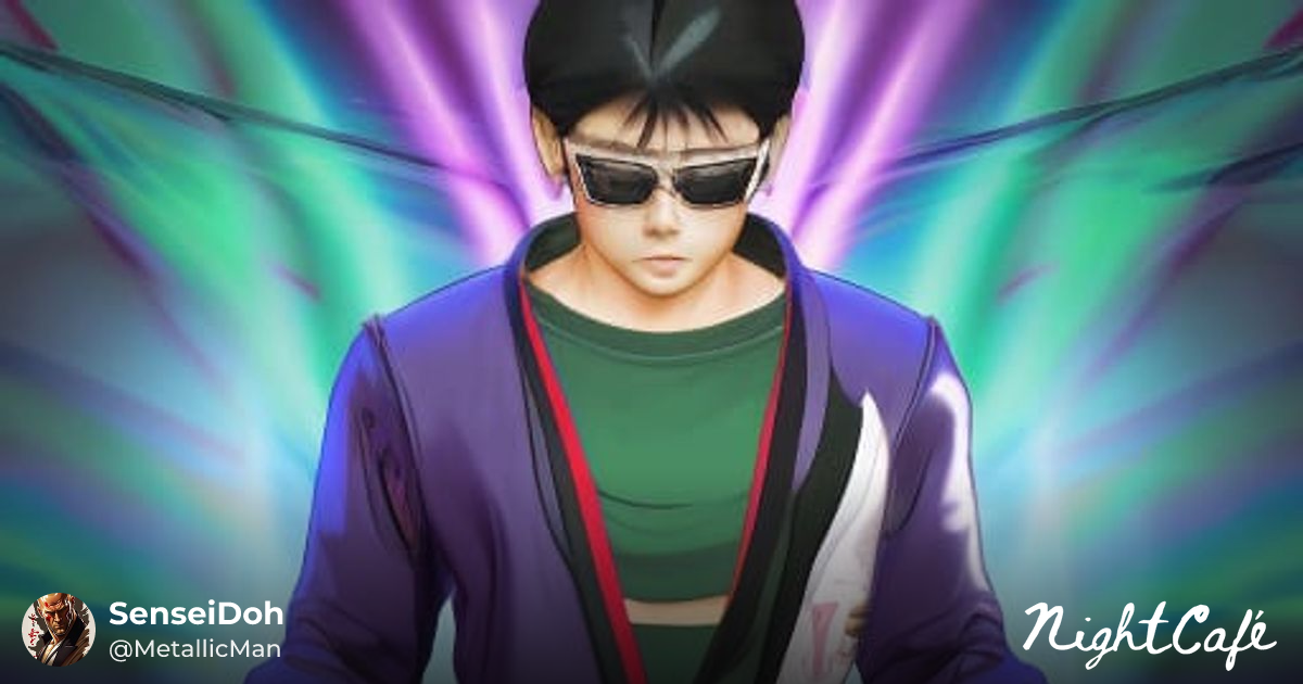 Jet Li as KOF Character in Comic Book Style - AI Art