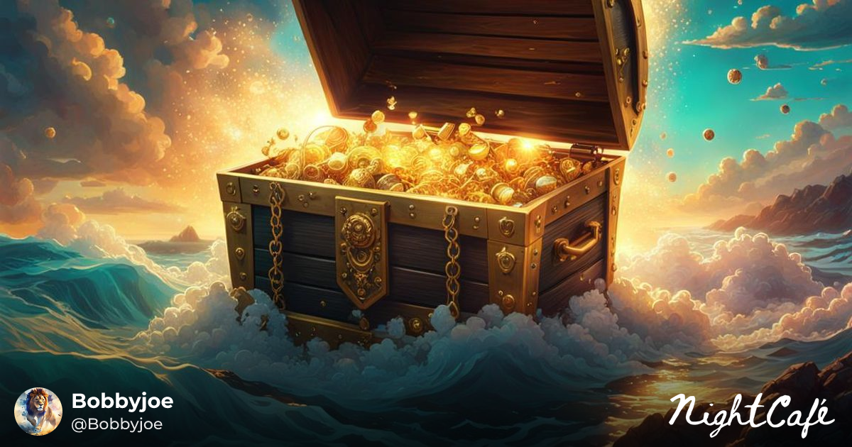 Loot Washed Ashore - Treasure Chest Washed Ashore: Hyperreal...