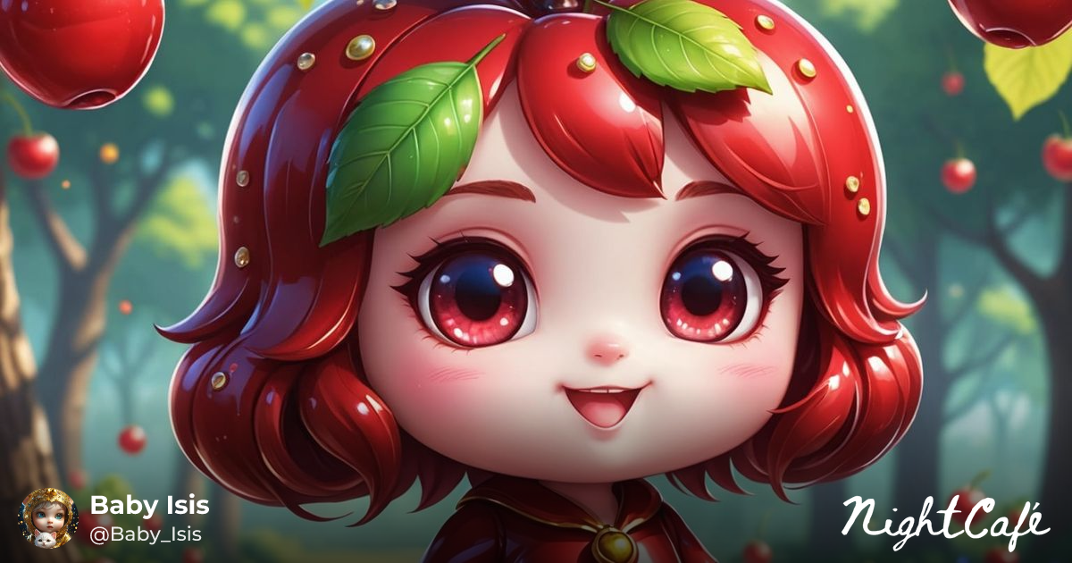Cute Chibi Cherry Creature
