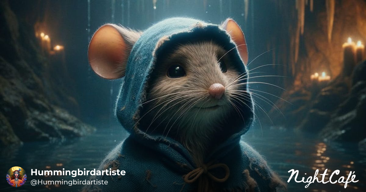 Furry Street Merchant of Enchanted Caverns - AI Art