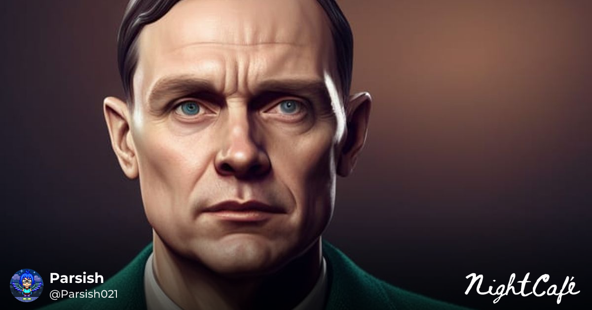 Alan Turing - Alan Turing Portrait in Art Nouveau Style