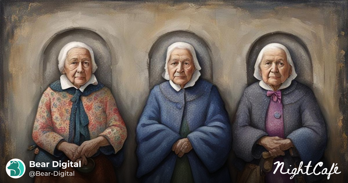 3 old ladies