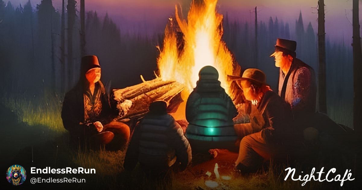 Cosy Campfire in the Woods