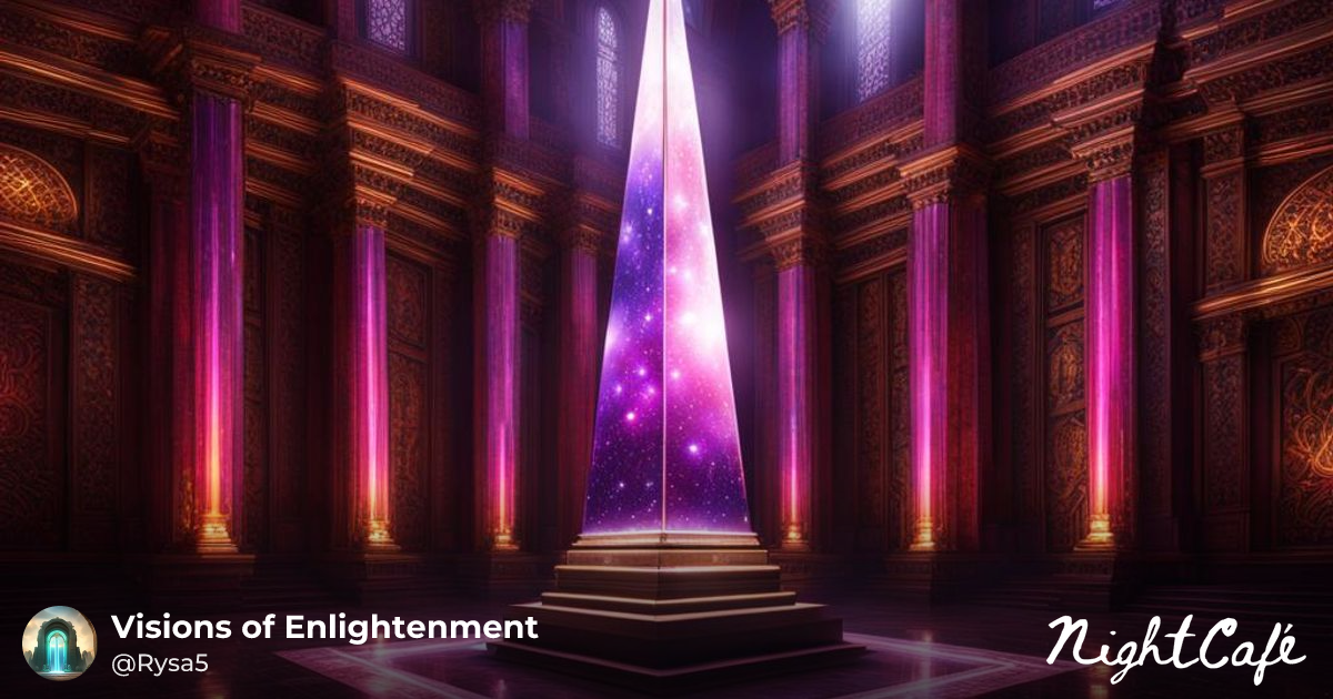 ruby sapphire Crystal Obelisk High ceiling Dome. 3d Realistic intricate ...