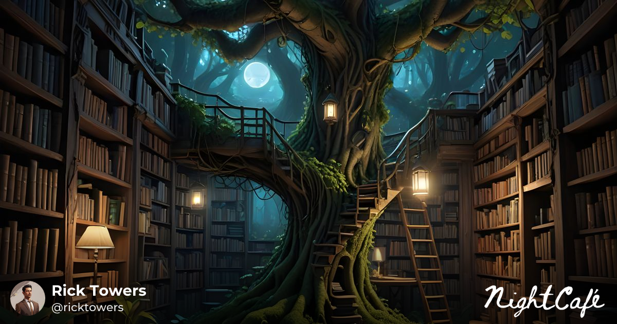 Whimsical Libraries: From Enchanted Treehouse to Glowing Futurism and ...
