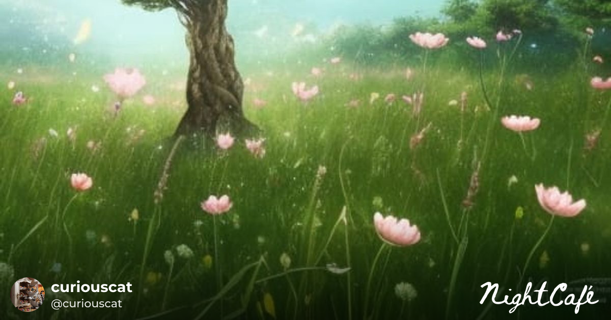 Surreal Flower with Icy Dew in Detailed Matte Pain... - AI Art