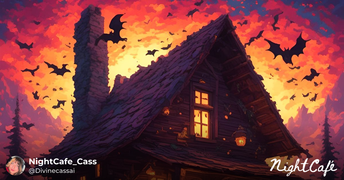 Is that a witches cabin? - Enigmatic Witch's Cabin in Starry...