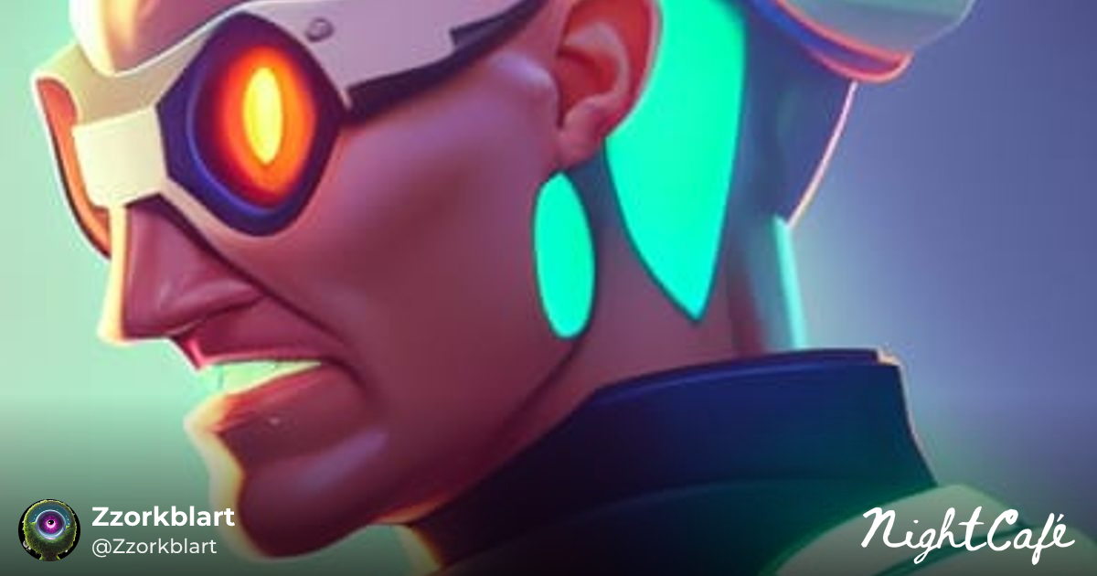 Dr. Brainiac - Quirky Evil Genius Portrait in Cel-Shading St...