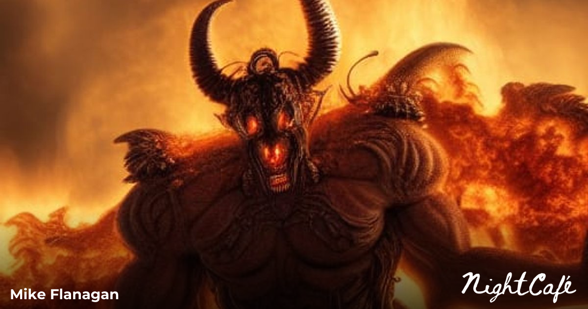 Ifrit - Epic Ifrit in a Dramatic Digital Painting